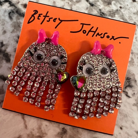 Betsey Johnson | Jewelry | Betsey Johnson Ghost Gem Detail New On ...